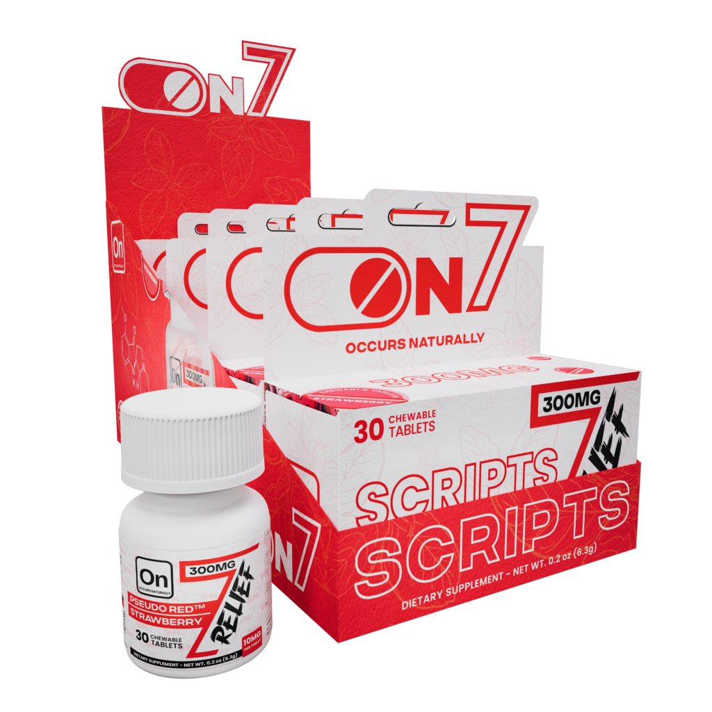 Relief 30-Count ON7 300MG Box - wholesale Occurs Naturally